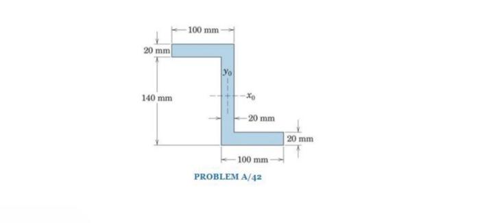 Solved 3. Figure from Problem A/42, about the xo-yo axes, | Chegg.com