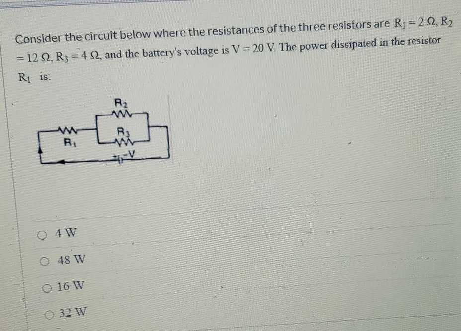 Solved Consider the circuit below where the resistances of | Chegg.com