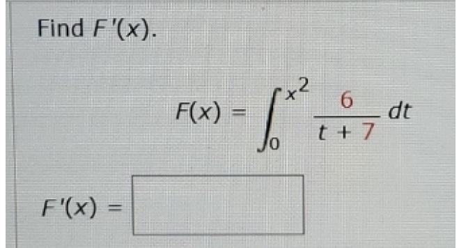 Solved Find \\( F^{\\prime}(x) \\) \\[ | Chegg.com