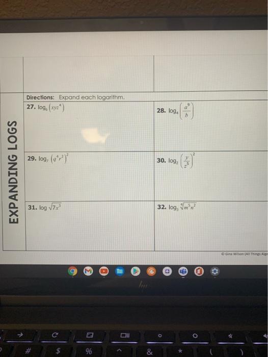 Solved Directions: Rewrite as a single logarithm. Simplify | Chegg.com