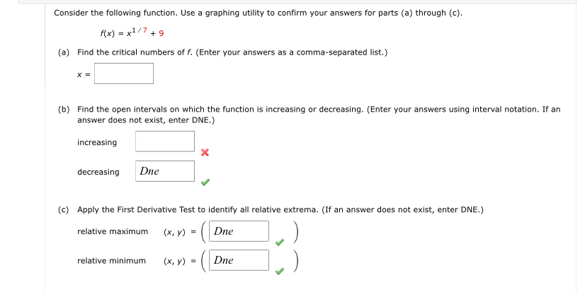 Solved Consider the following function. Use a graphing | Chegg.com