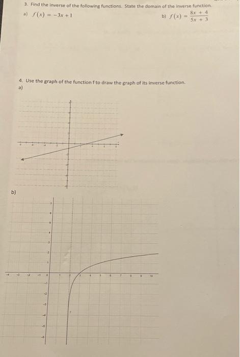 Solved 1. Use compositions to determine if the two functions | Chegg.com