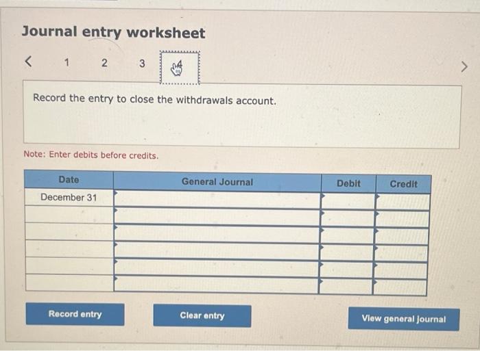 Solved Exercise 4-7 (Algo) Preparing a work sheet and | Chegg.com