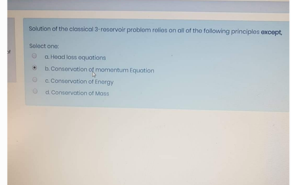 Solved Solution of the classical 3-reservoir problem relies | Chegg.com