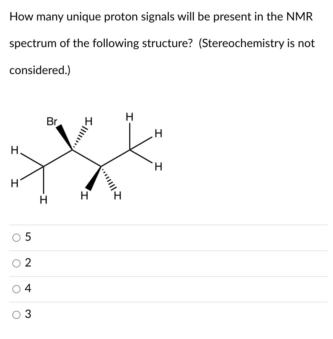 Solved Which of following NMR spectra is most likely for | Chegg.com