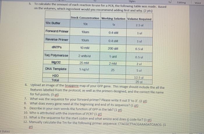 Solved Primer Design Worksheet . Saved to this PC- | Chegg.com