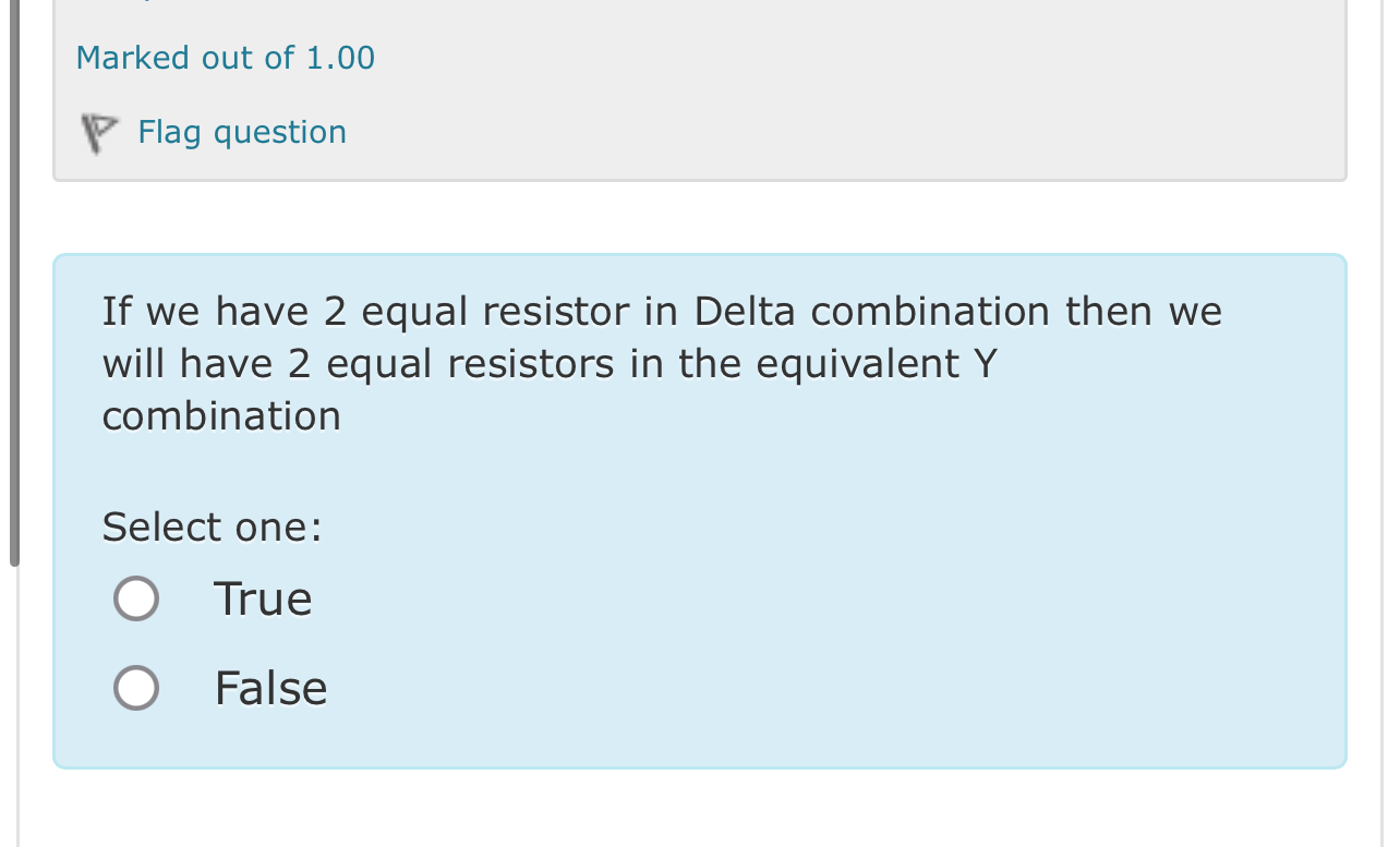 Solved Marked out of 1.00Flag questionIf we have 2 ﻿equal | Chegg.com