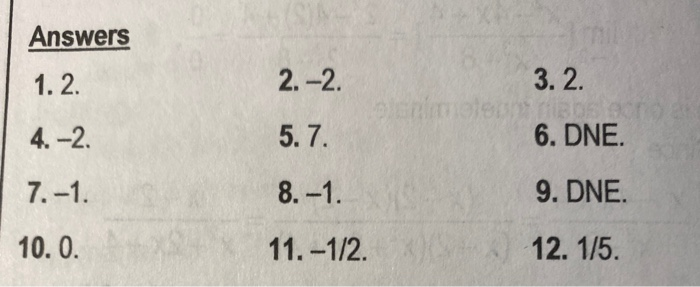 Solved In Problems 1-10, determine the value (if one exists) | Chegg.com