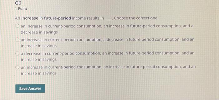 Solved An increase in future-period income results in Choose | Chegg.com