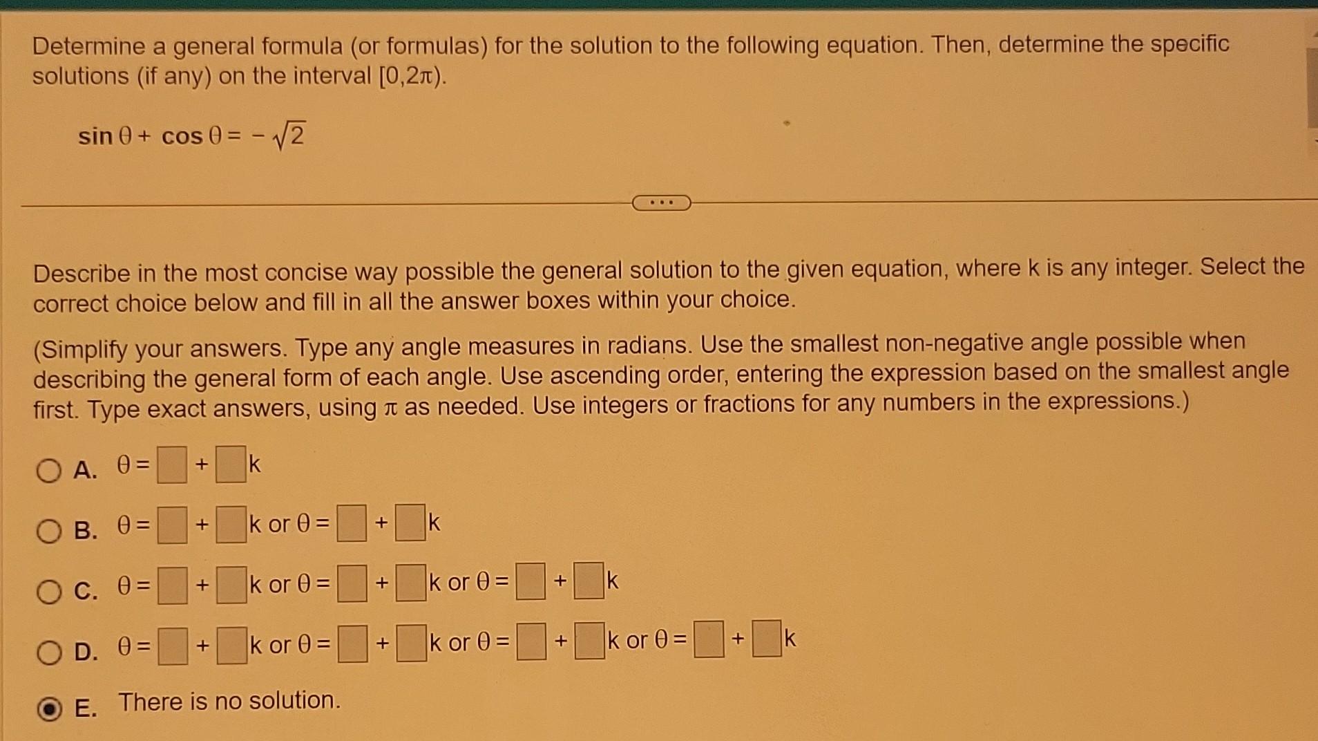 Solved Determine a general formula (or formulas) for the | Chegg.com