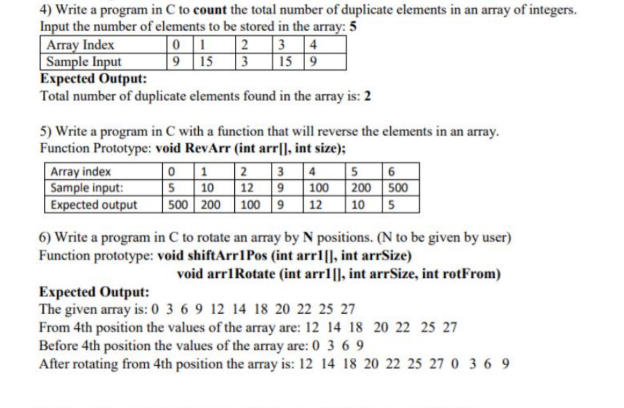 Honourable Chegg Experts, Please solve it with C | Chegg.com