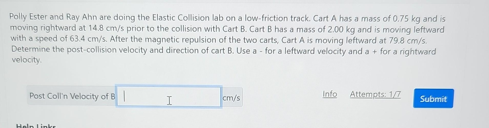 Solved Polly Ester and Ray Ahn are doing the Elastic | Chegg.com