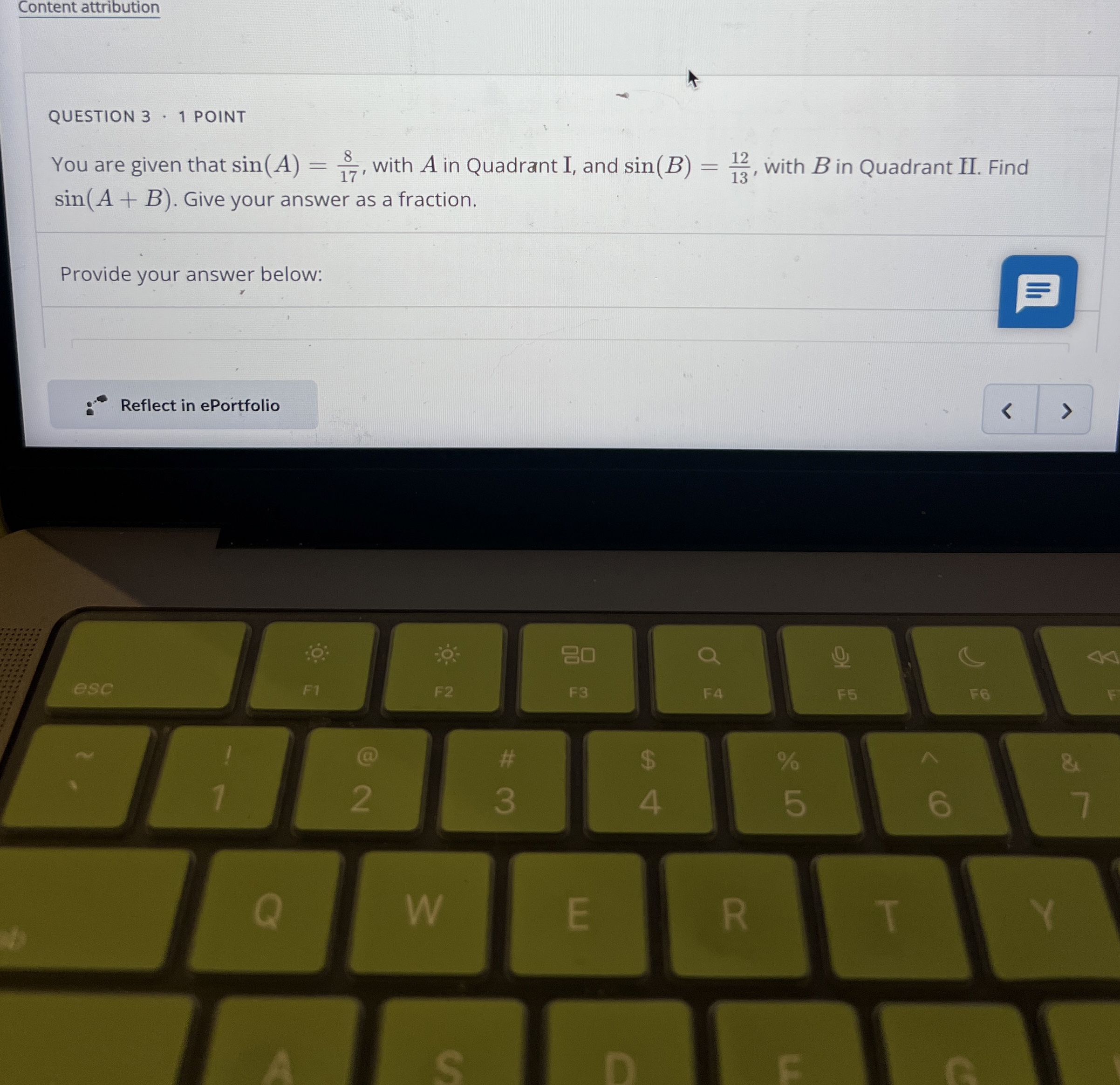 Solved Content attributionQUESTION 3 - 1 POINTYou are given | Chegg.com Solved Content attributionQUESTION 3 - 1 POINTYou are given | Chegg.com