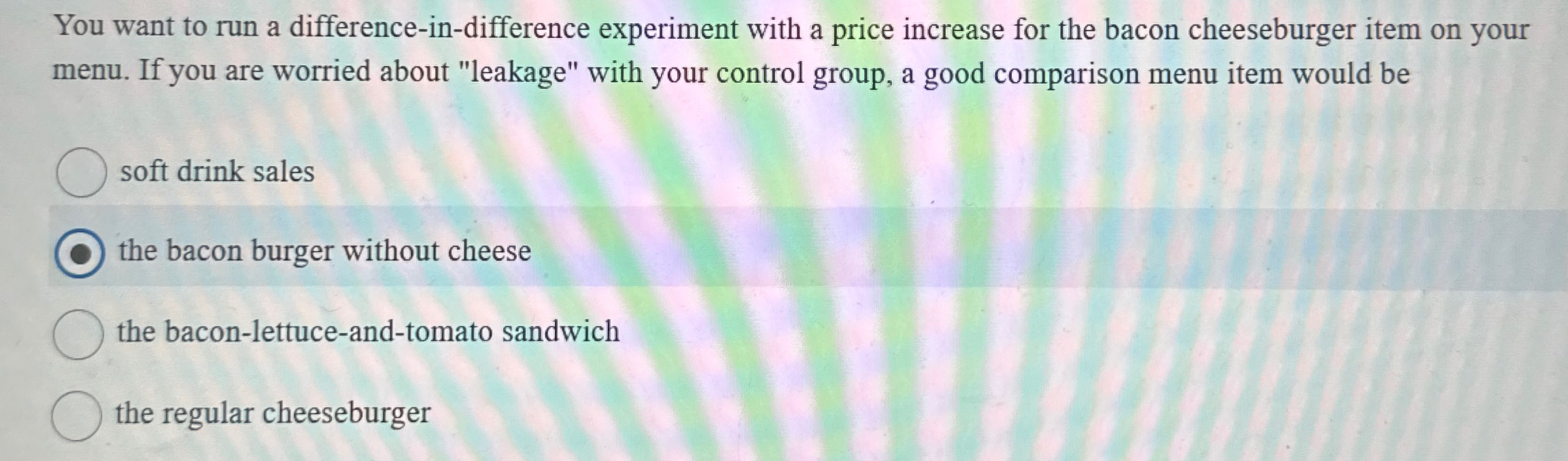 Solved You want to run a difference-in-difference experiment | Chegg.com