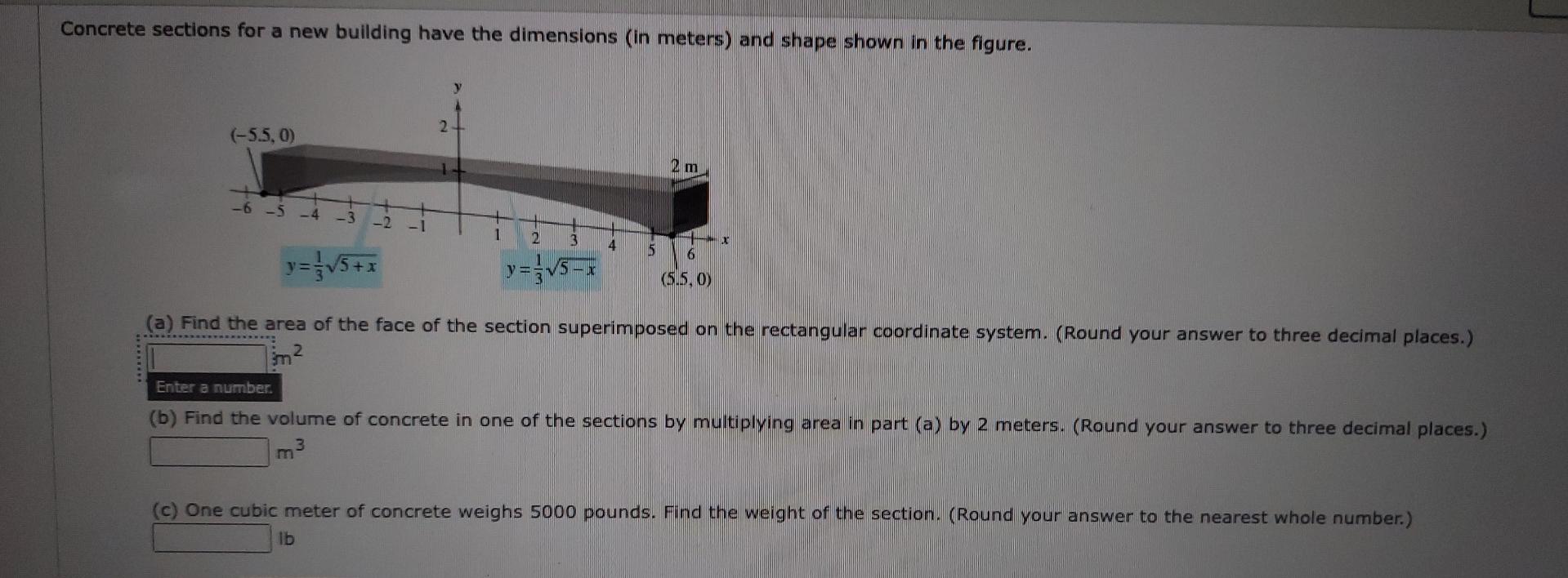 Solved Concrete sections for a new building have the | Chegg.com