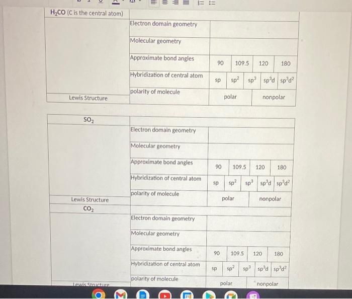 Solved Data Sheet Part A: Use the VSEPR model to supply the | Chegg.com