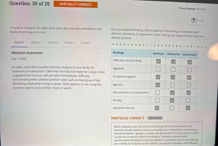 A nurse is caring for a client. Exhibit 1 Vital Signs | Chegg.com