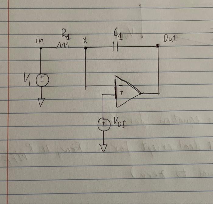 Solved Question: Derive the output (Vout) below? | Chegg.com