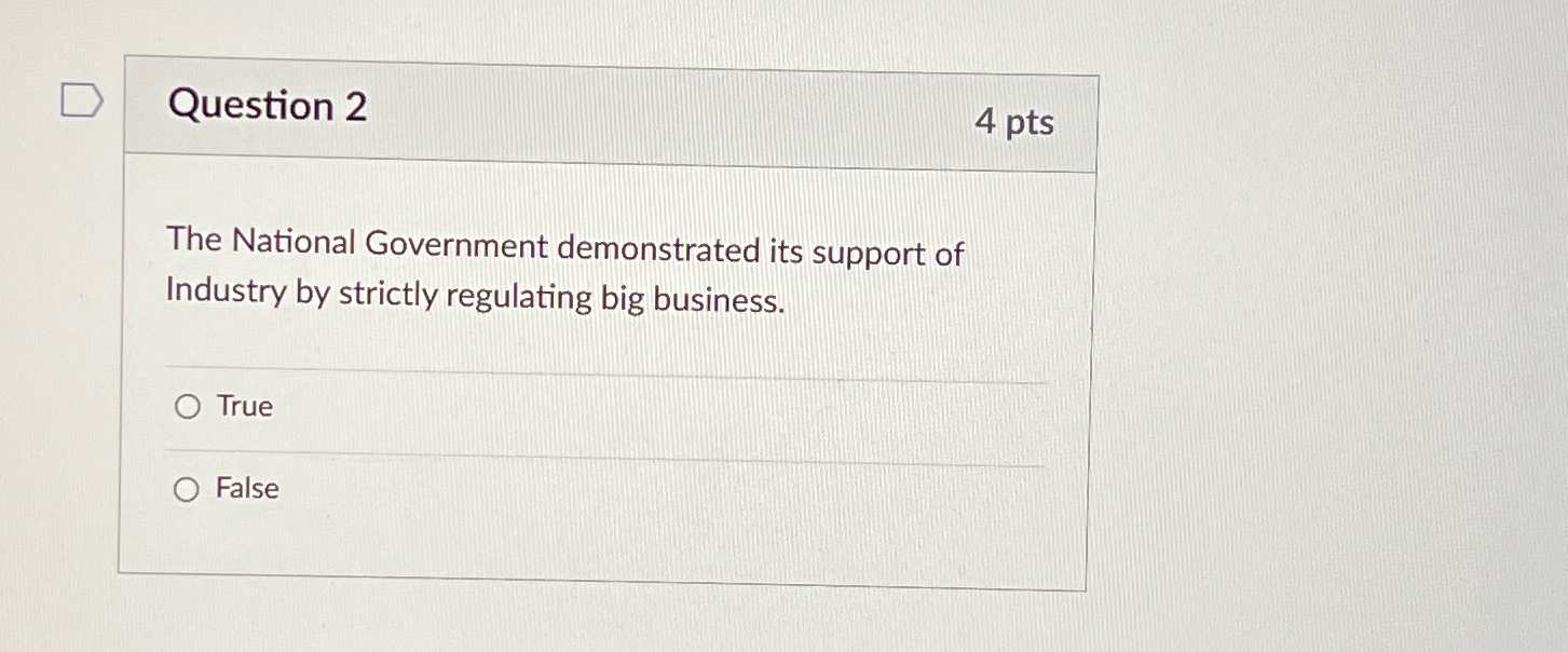 Solved Question 24 ptsThe National Government demonstrated | Chegg.com Solved Question 24 ptsThe National Government demonstrated | Chegg.com