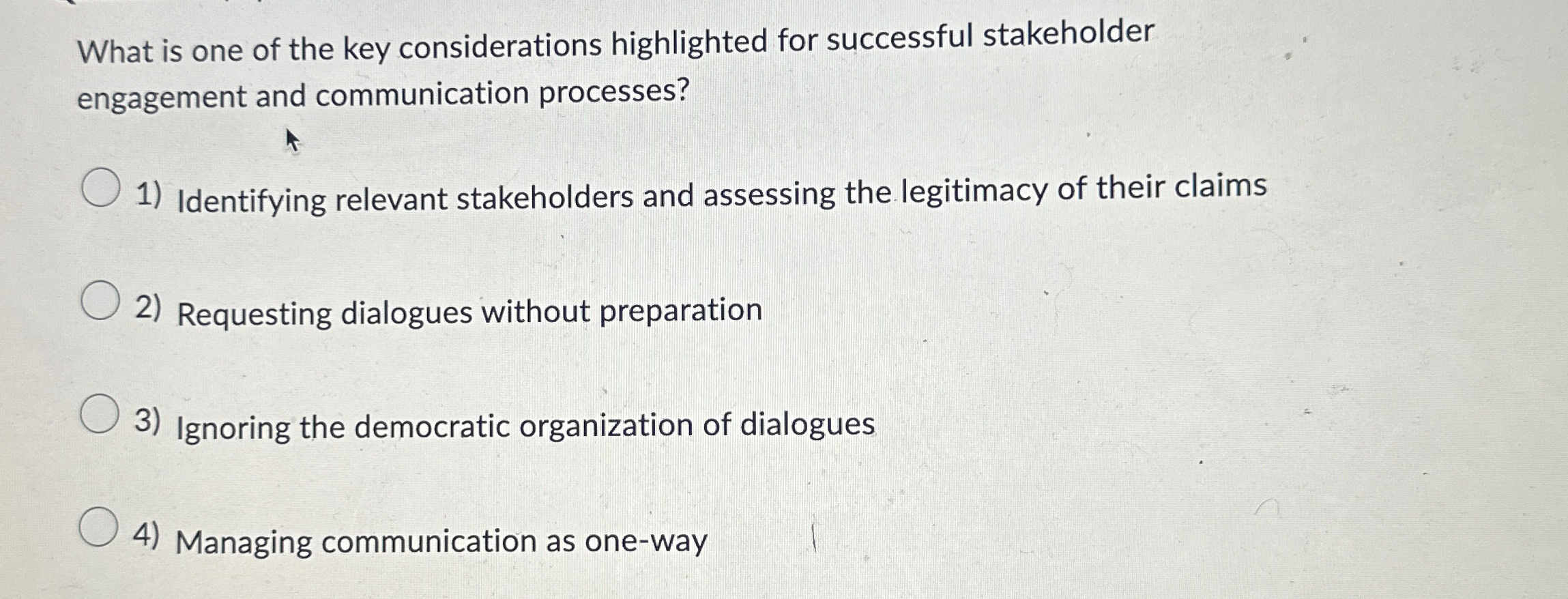 Solved What is one of the key considerations highlighted for | Chegg.com