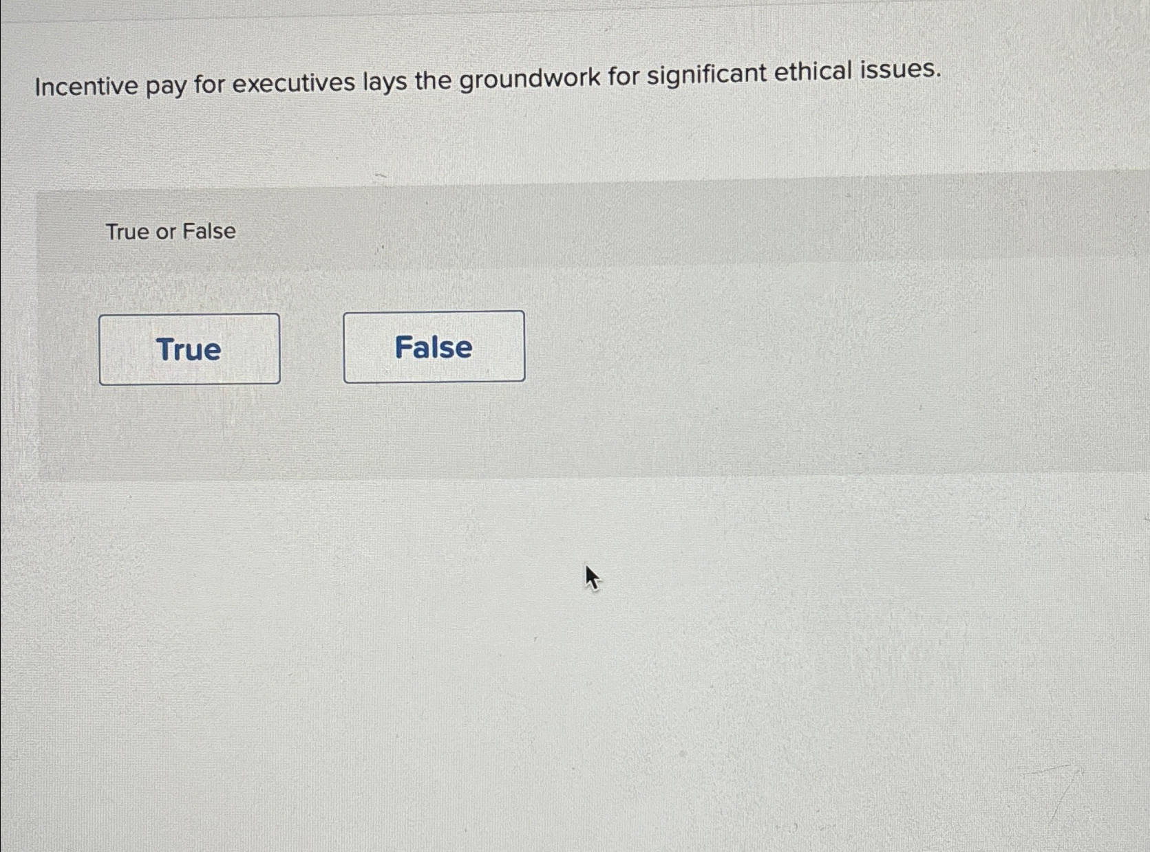 Solved Incentive pay for executives lays the groundwork for | Chegg.com