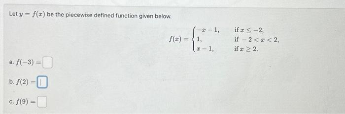 Solved these are all functions and piecewise functions. | Chegg.com
