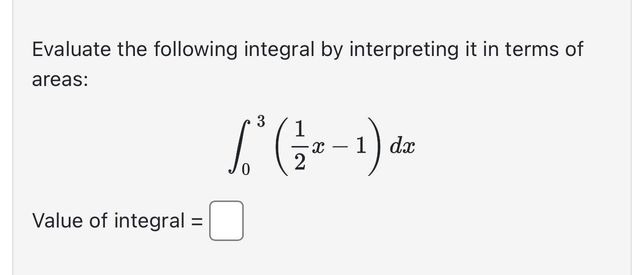 Solved Evaluate the following integral by interpreting it in | Chegg.com