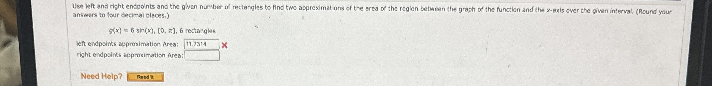 Solved Use left and right endpoints and the given number of | Chegg.com