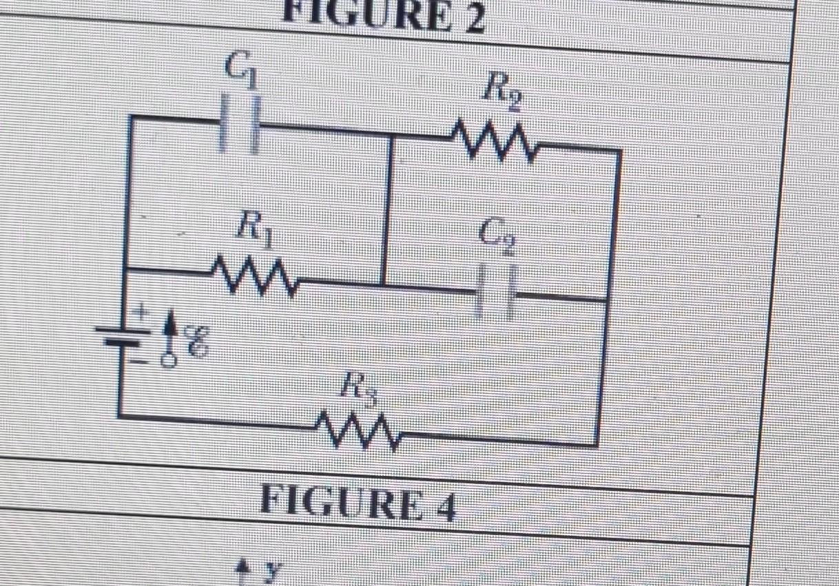Solved In Figure 4 R1 5 0Ω R2 10Ω R3 15Ω C1 C2 5 0μf And