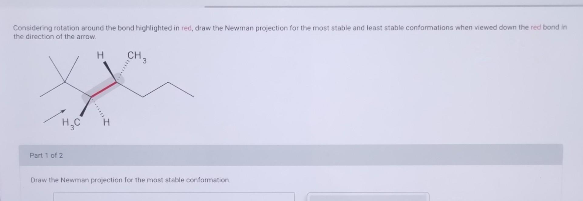 Solved Considering rotation around the bond highlighted in | Chegg.com