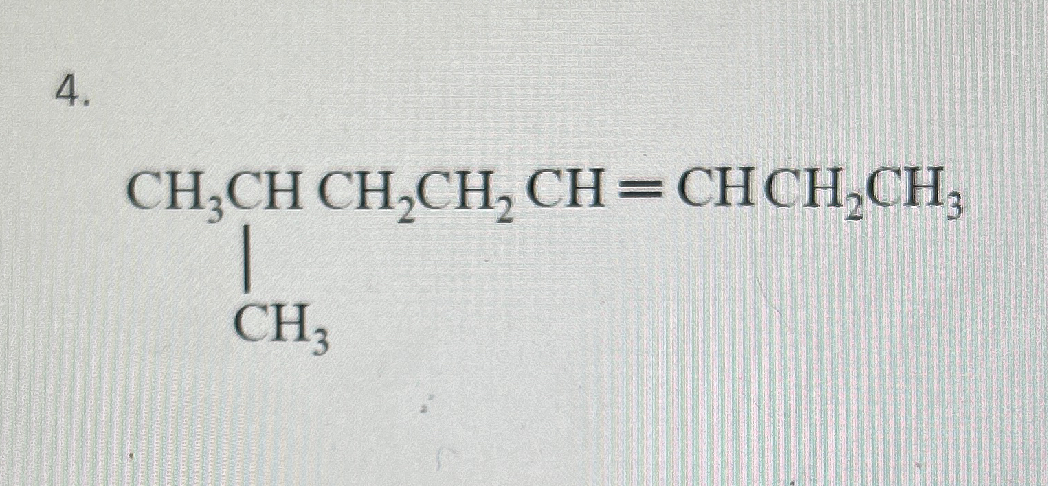 Solved Draw and name the cis and trans condensed structure | Chegg.com