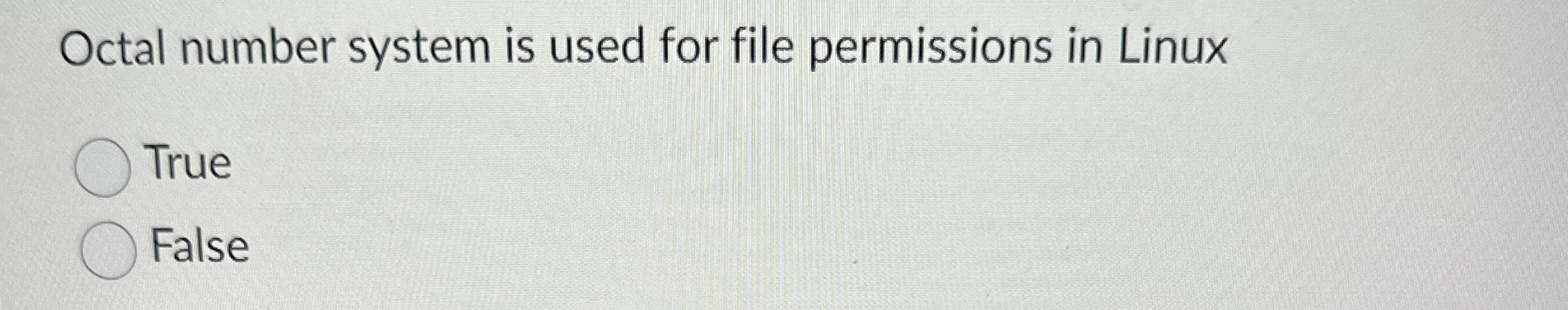 Solved Octal number system is used for file permissions in | Chegg.com