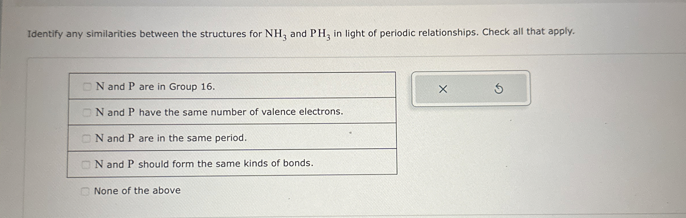 Solved Identify any similarities between the structures for | Chegg.com