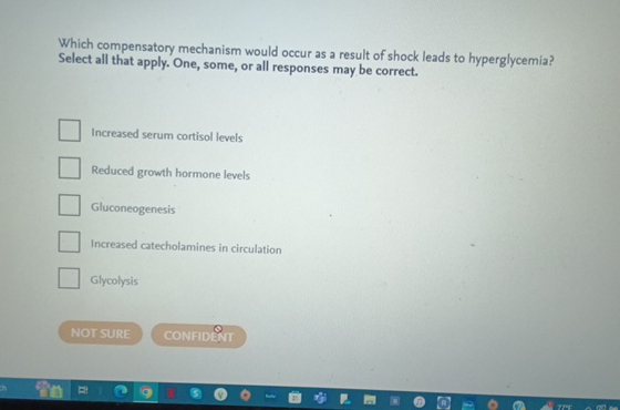 Solved Which compensatory mechanism would occur as a result | Chegg.com