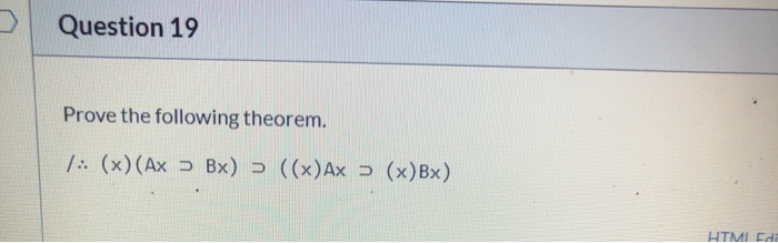 Solved Question 17 6 pts For the following argument, | Chegg.com