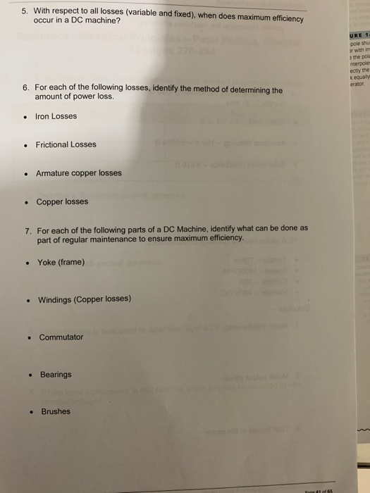 Solved Topic 12 - Machine efficiency Reference - Electrical | Chegg.com