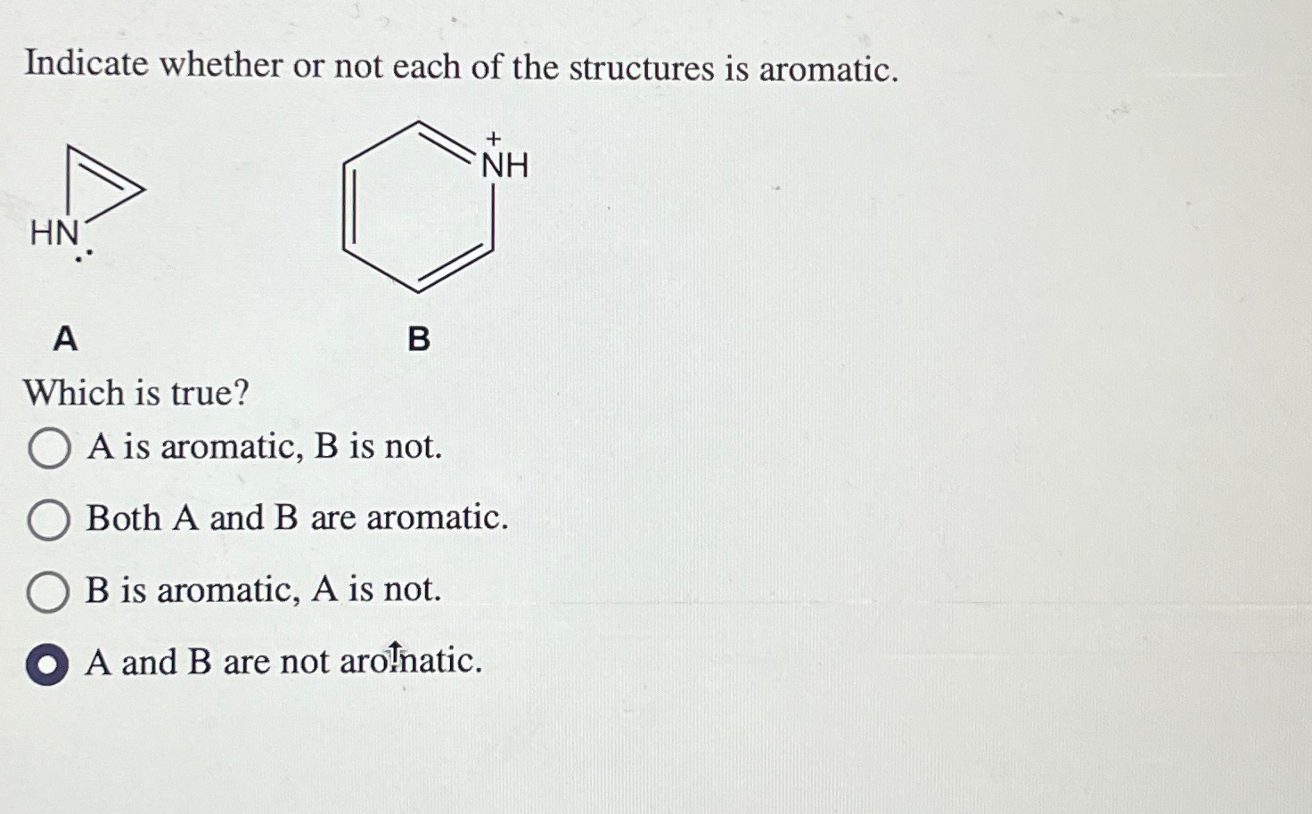 Solved Indicate whether or not each of the structures is | Chegg.com