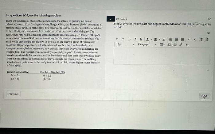 Solved For questions 1-14, use the following problem: There | Chegg.com