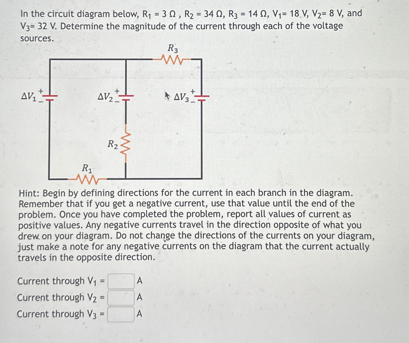 Solved In the circuit diagram below, | Chegg.com