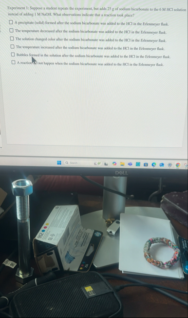 Solved Experiment I: Suppose a student repeats the | Chegg.com