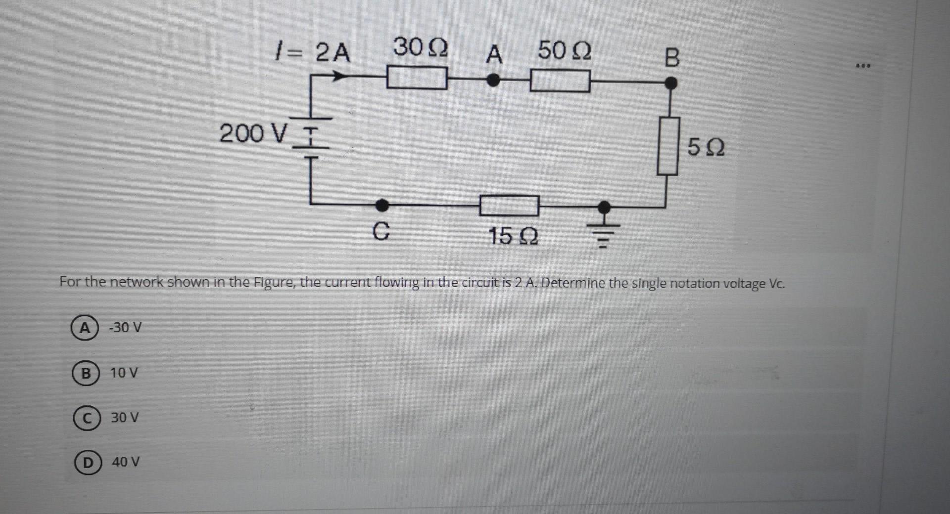 Solved For the network shown in the Figure, the current | Chegg.com