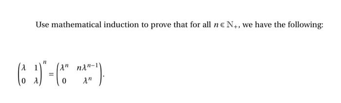 Solved Use mathematical induction to prove that for all | Chegg.com