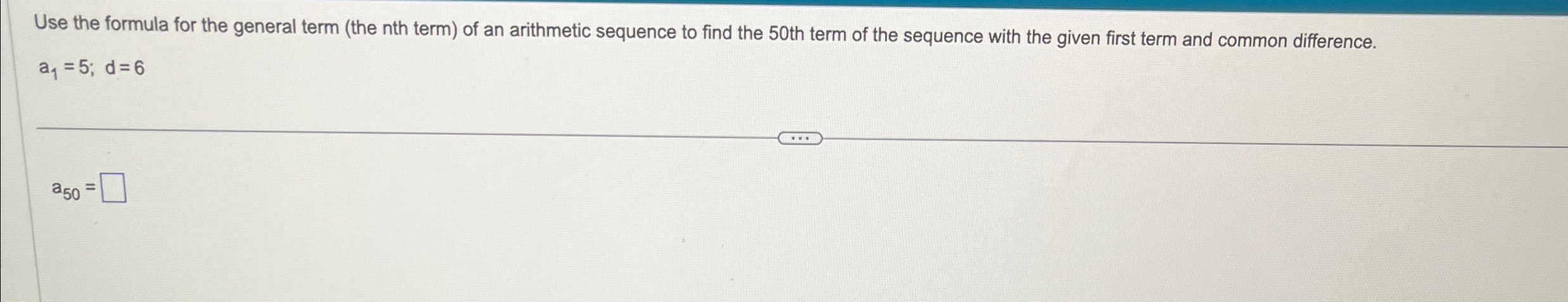 Solved Use the formula for the general term (the nth term) | Chegg.com