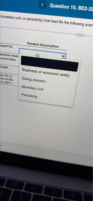 Solved Homework: Chapter 2 Exercises Question 15, BE2-22 | Chegg.com