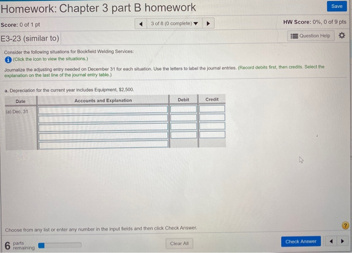 Solved Save Homework: Chapter 3 part B homework Score: 0 of | Chegg.com Solved Save Homework: Chapter 3 part B homework Score: 0 of | Chegg.com