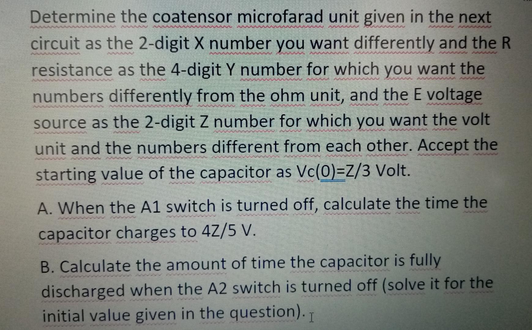 Solved NA LA Determine the coatensor microfarad unit given | Chegg.com