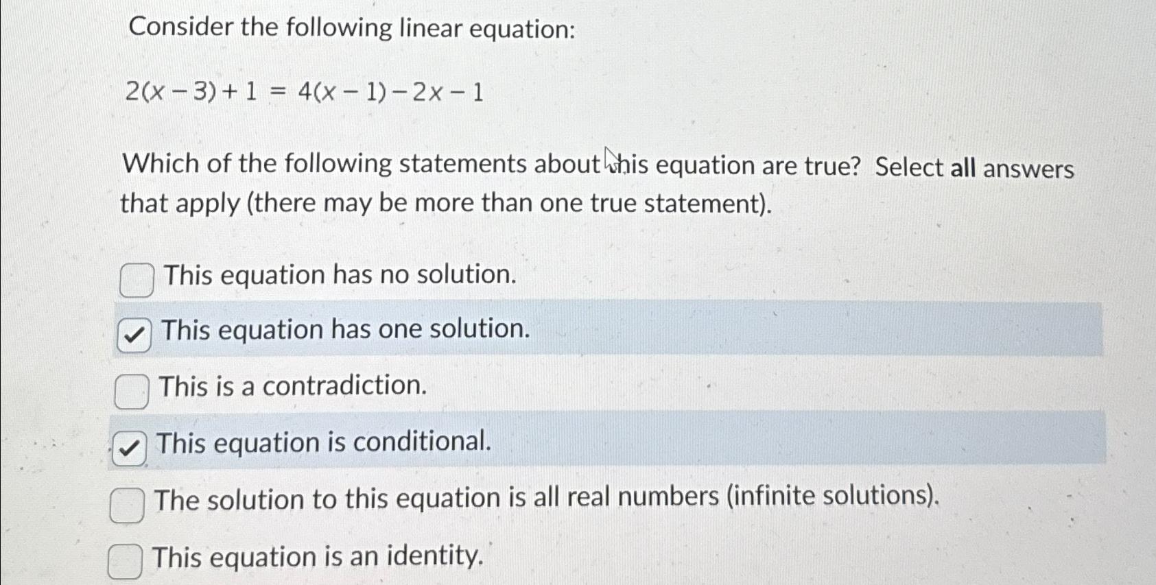 Solved Consider the following linear | Chegg.com