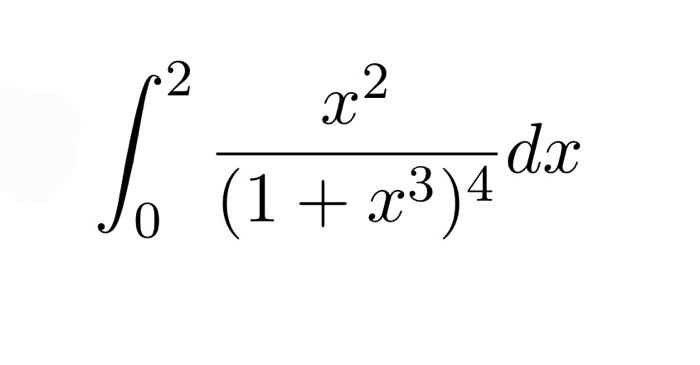 Solved Compute the following integrals. Indicate what method | Chegg.com