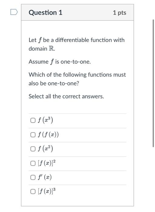 Solved Let f be a differentiable function with domain R. | Chegg.com