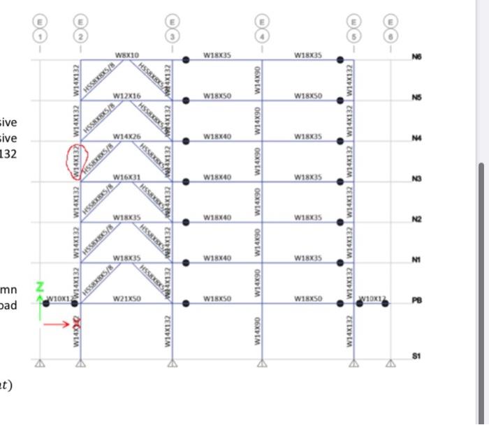 The lateral force resisting system of the following | Chegg.com